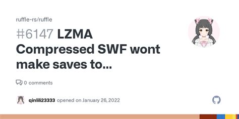 Lzma Compressed Swf Wont Make Saves To Localstorage · Issue 6147