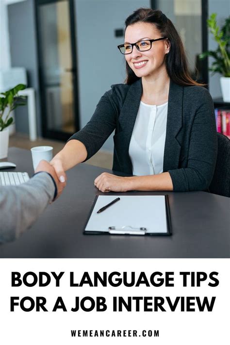 Body Language Tips For An Interview Job Interview Job Interview Tips