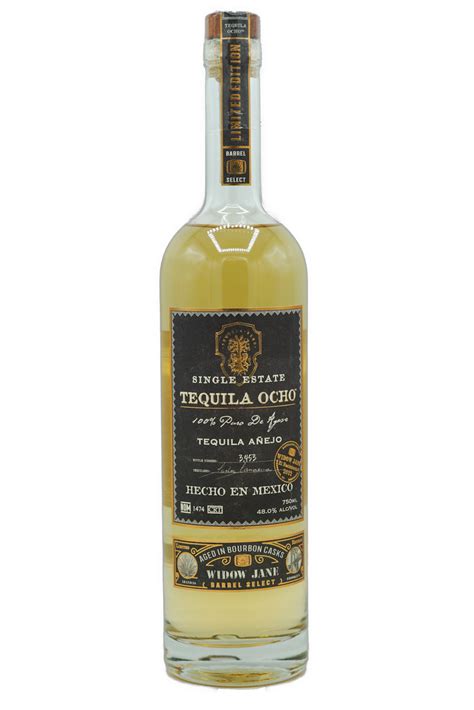 Tequila Ocho Widow Jane Añejo 750ml Deer Park Wine And Spirits