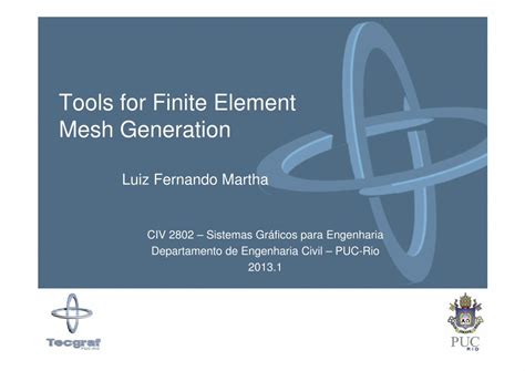 Pdf Tools For Finite Element Mesh Generation Dokumentips