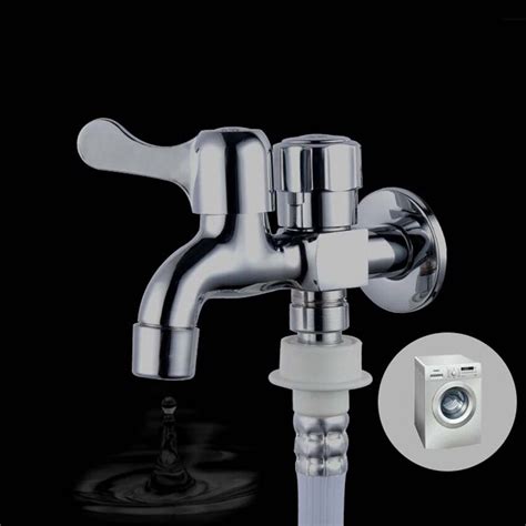 Brass Wall Mount Single Cold Washing Machine Fauce Grandado