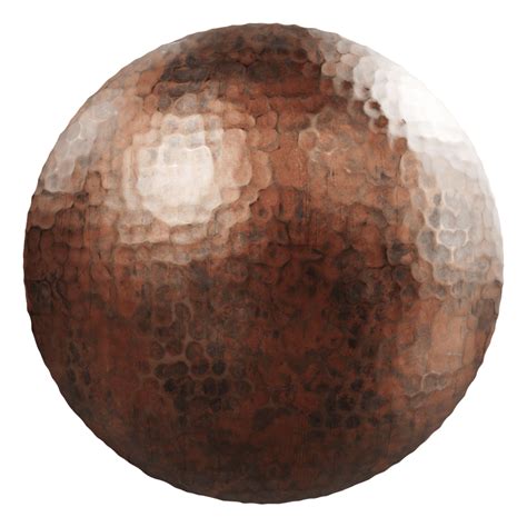 Worn Hammered Copper Metal Texture Poliigon