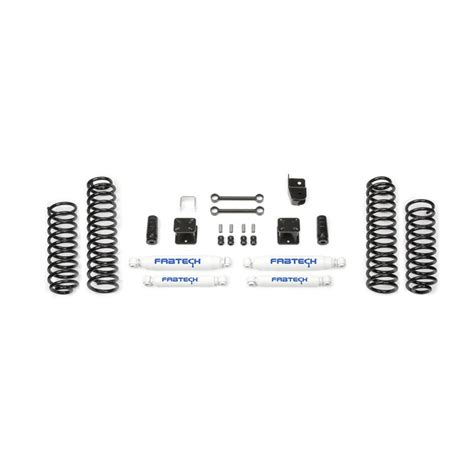 Fabtech Lift Kit Suspension Wshock Wrangler Jk 36l 38l 2007