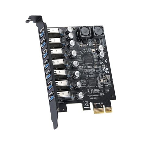 Pce7usb R05 Pci E Usb 32 Gen1 7포트 19핀 확장 카드 초고속 5gbps