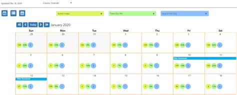 Guestrev Events Calendar View Cendyn