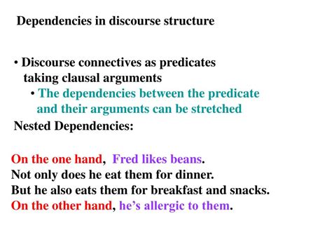 Ppt From Sentence Structure To “immediate” Discourse Structure Annotation Of Discourse