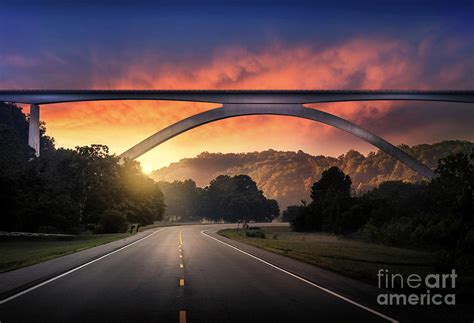 Natchez Trace Sunrise Photograph By Desmond Lake Pixels
