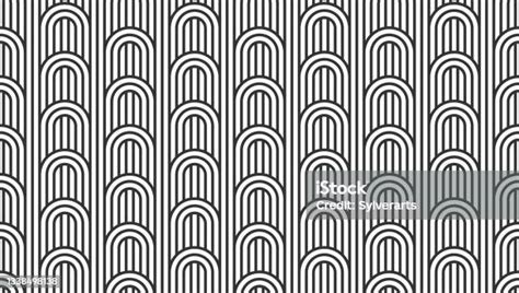 트위스트 라인 기하학적 추상적 배경 스트라이프 그물 광학 미로 웹 네트워크와 줄 지어 원활한 벡터 패턴 흑백 디자인 곡선에 대한