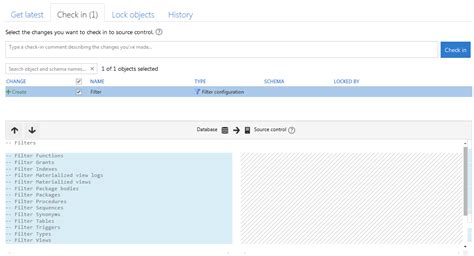 Filtering Objects Source Control For Oracle Product Documentation