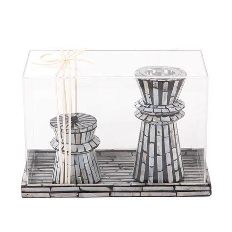 طقم مبخر صدف أنيس أسود Ts Gate