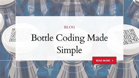 Bottle Coder Coding And Marking Solution For Beverages Rn Mark