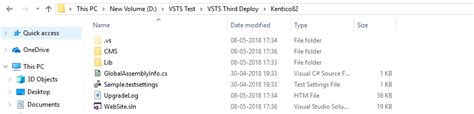 Tfs Issue Related To Aspnet Website Deployment Using Vsts Stack