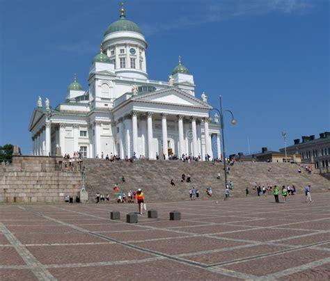 Helsinki Senate Square Landmark Stock Image Image Of Pillar Panorama
