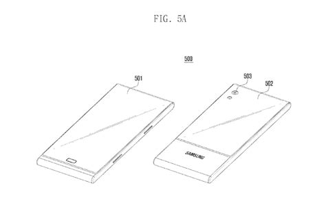samsung looks to unique wrap around smartphone design