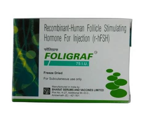 Allopathic Lyophilized Powder 75 Iu Recombinant Human Follicle