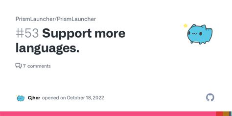 Support More Languages Issue 53 PrismLauncher PrismLauncher GitHub