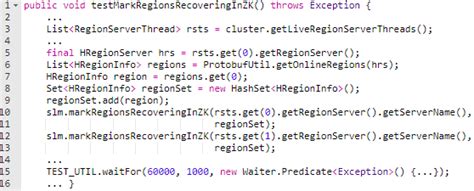A Flaky Test From The Category Network Taken From The Project Hbase