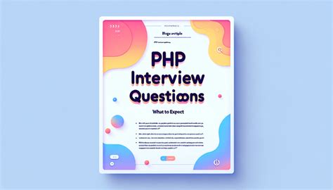 PHP Interview Questions What To Expect Web Crafting Code