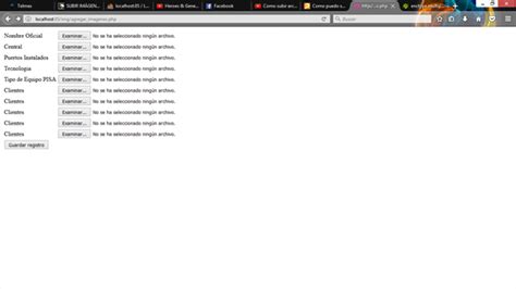 ¿cómo Subir Más De 10 Imágenes Con Distintos Inputs Y Acomodarlas En