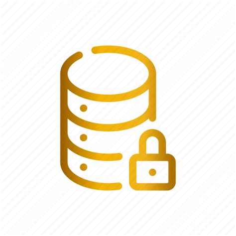 Database Lock Locked Encrypton Encrypted Icon Download On Iconfinder