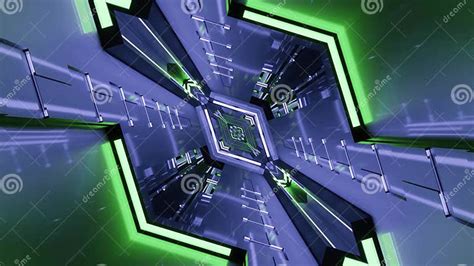 3d Rendering Of Futuristic Kaleidoscopic Patterns Background In Vibrant