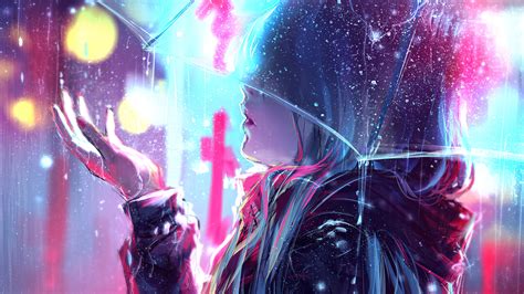 Download Free Anime Rain 4k Wallpaper