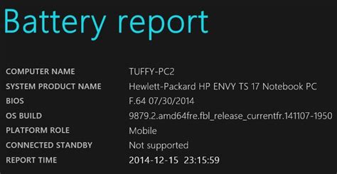 Generate Battery Usage Report In Windows 10 Tutorials