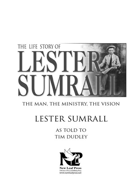 The Life And Legacy Of Lester Sumrall Pdf Sermon