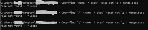 Nodejs Merge And Compile Scss Files Recursively Using Shell Script