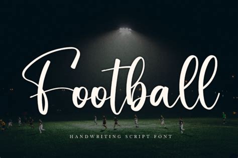 Football Font By Creatype Designer · Creative Fabrica Football Fonts
