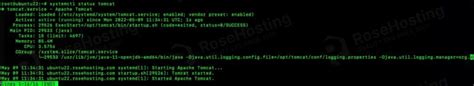 How To Install Tomcat On Ubuntu 2204 Rosehosting