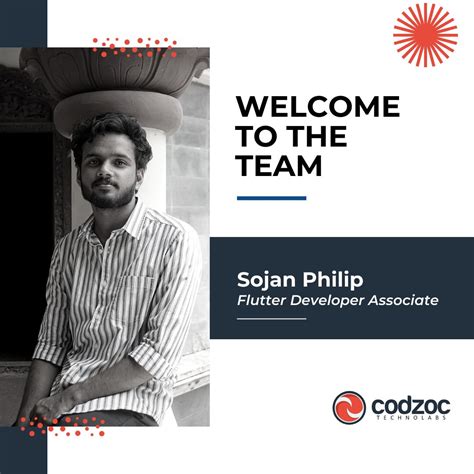 Codzoc Technolabs On Linkedin Welcometotheteam Flutterdeveloper