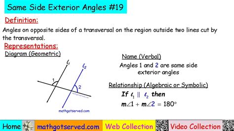 Alternate Exterior Angle Definition