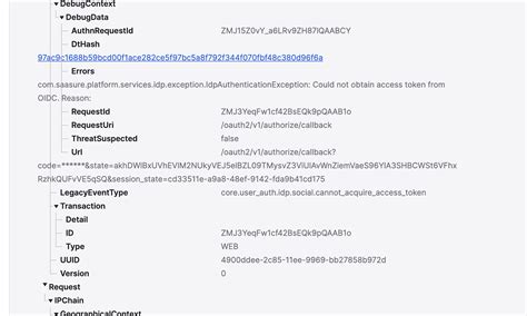 Failure Unable To Retrieve An Access Token For The Identity Provider