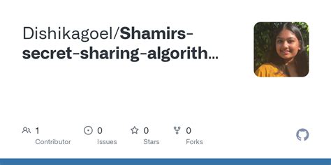 Github Dishikagoelshamirs Secret Sharing Algorithm On Rsa Key Pair