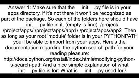 Django Installed Apps Location