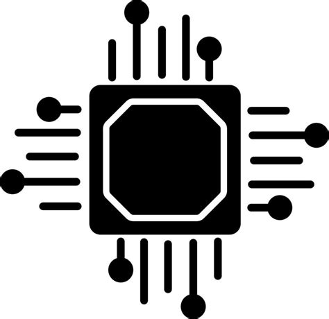 Processor Vector Icon 21029208 Vector Art At Vecteezy