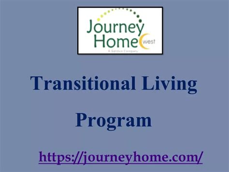 Ppt Best Transitional Living Program Journey Home Powerpoint