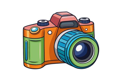 사진 로고용 빈티지 Dslr 카메라 클립 아트 평면 디자인 벡터 카메라 클립 아트 사진 로고 Dslr 카메라 Png 일러스트 및 벡터 에 대한 무료 다운로드