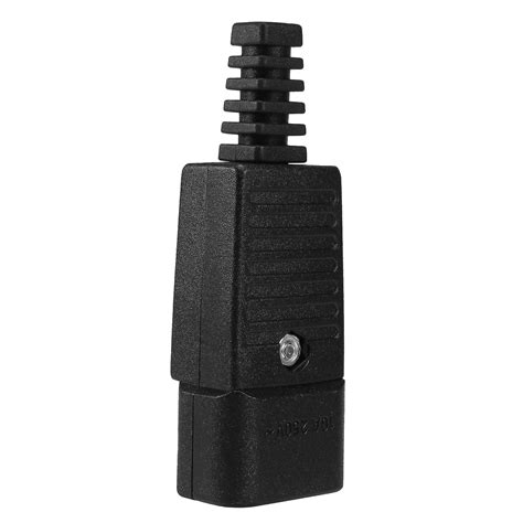 Black Iec C Male Plug Ac Power Inlet Socket Connector V A Fruugo AU