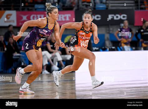 28th May 2023 Ken Rosewall Arena Sydney Nsw Australia Suncorp Super Netball Giants Versus