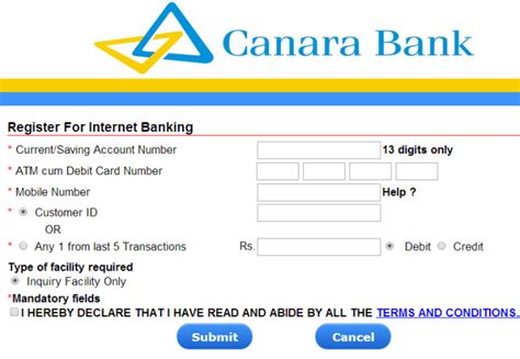 How To Activate Internet Banking In Canara Bank
