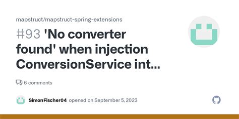 No Converter Found When Injection Conversionservice Into Spring Service Indirect Reference