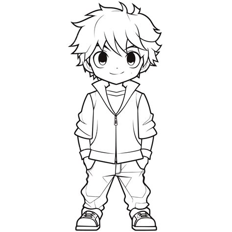 Erkek Chibi şablonları
