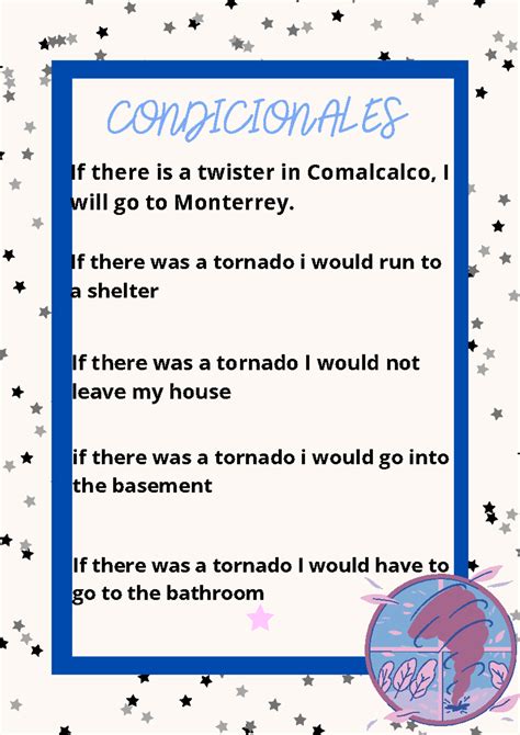 Condicionales Sin Descripcion Lengua Inglesa CONDICIONALES If There Is A Twister In Studocu