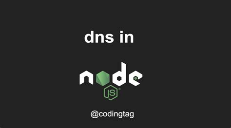 Dns In Nodejs
