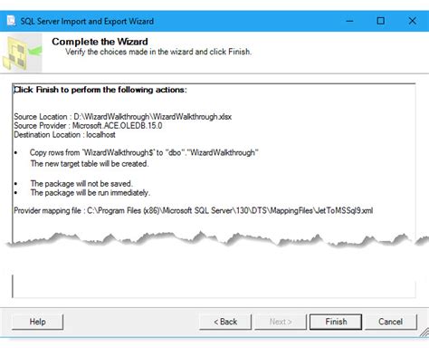 가져오기 및 내보내기 마법사의 이 간단한 예제로 시작 Sql Server Integration Services Ssis Microsoft Learn