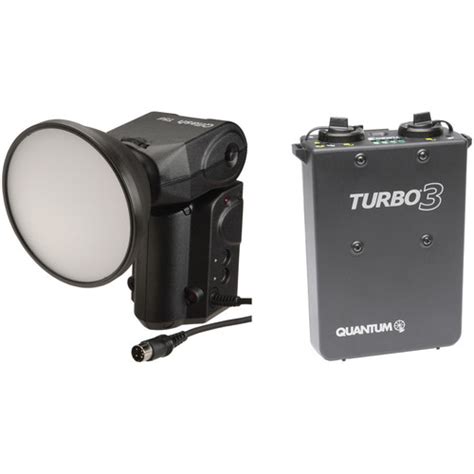 Quantum Qflash T5D R TTL Flash W Turbo 3 Rechargeable Battery