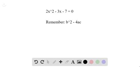 Solved Determine The Discriminant And Then State How Many Solutions