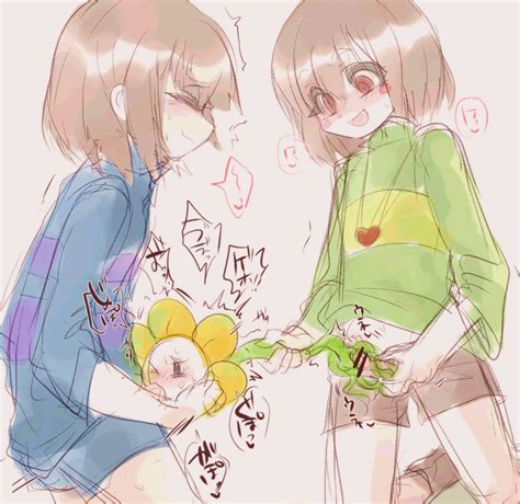 Post 2923651 Chara Flowey Frisk Undertale